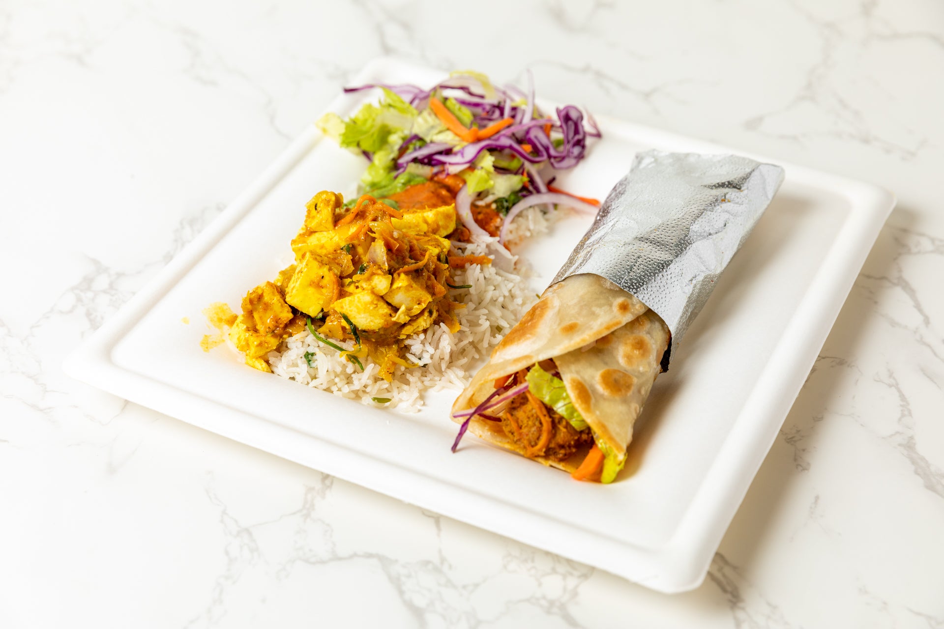 Combo Pod ( 1 Roll and Half Rice Pod ) | The Roll Pod - Indian Kathi ...