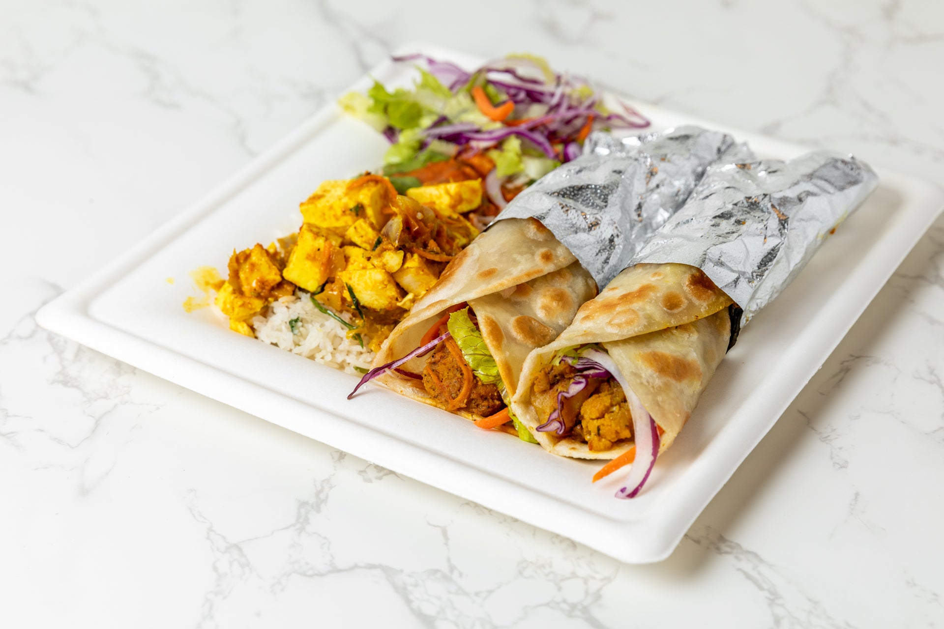 Tri Combo Pod ( 2 Rolls and Half Rice Pod ) | The Roll Pod